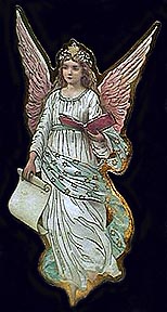 Free Victorian Graphics, beautiful Victorian angels of all kinds, page 3